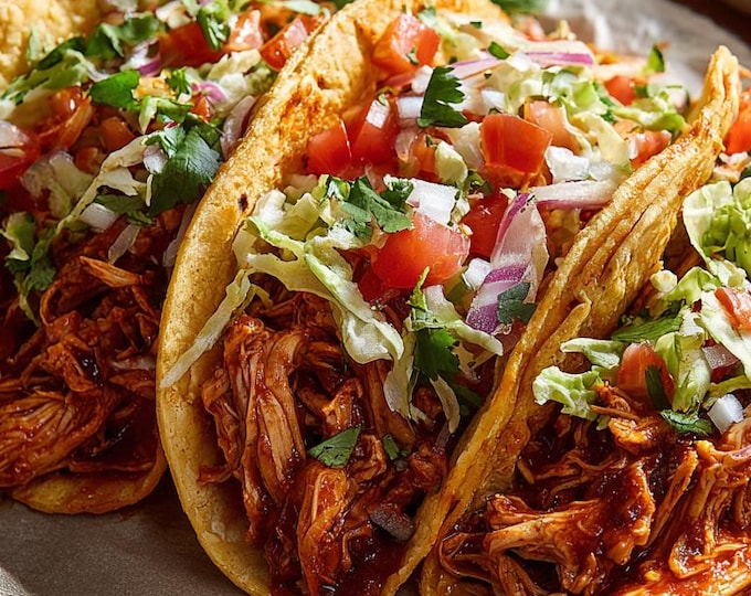 Instant Pot Chicken Tacos Recipe: One-pot Mexican Dinner (PDF ...