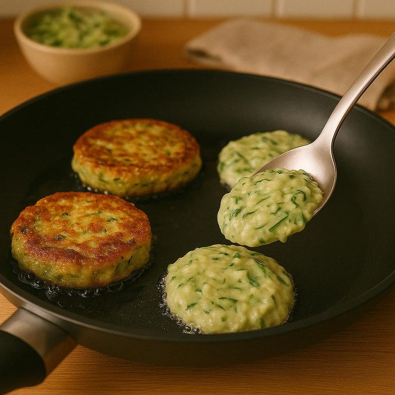 Crispy Zucchini Fritters Recipe: Savory Summer Snack (digital Download ...