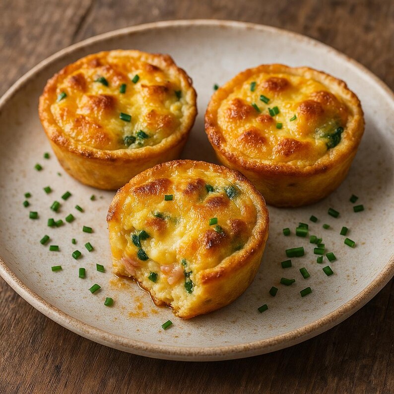 Mini Quiches Recipe: Printable Breakfast & Brunch Idea (digital ...