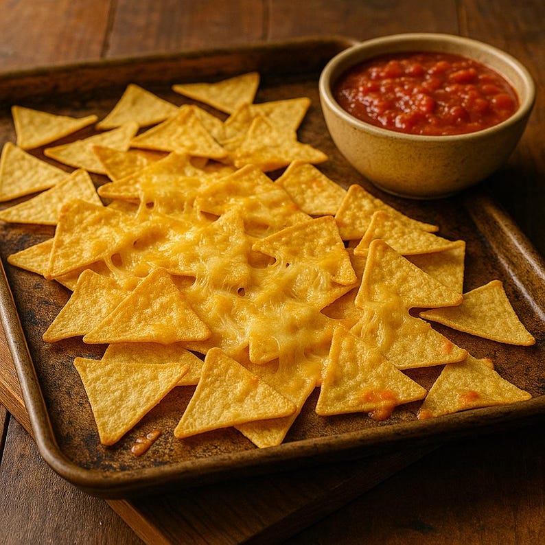 Cheesy Nachos Recipe: Easy Oven-baked Appetizer (digital Download PDF) - Etsy
