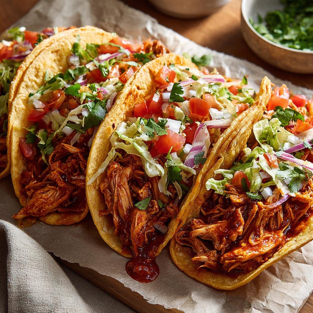 Instant Pot Chicken Tacos Recipe: One-pot Mexican Dinner (PDF ...