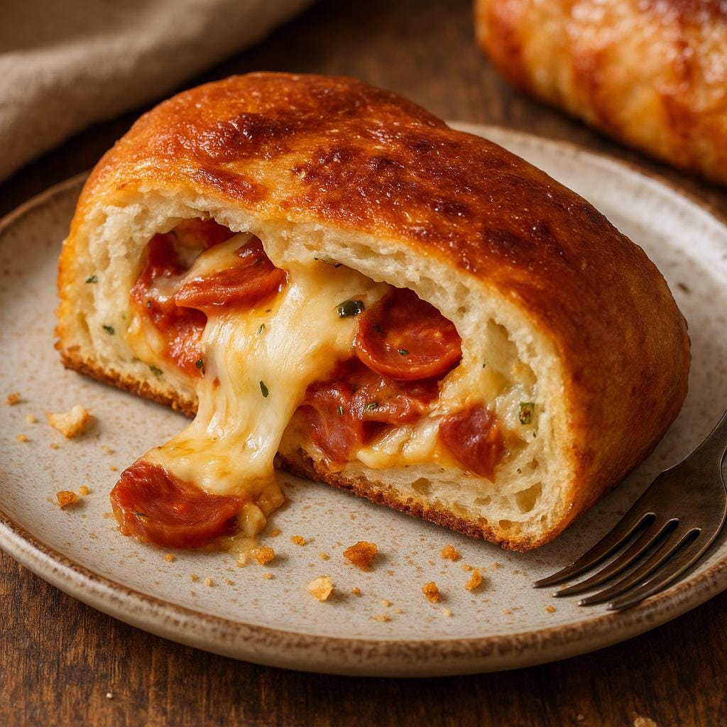 Cheesy Garbage Bread Recipe: Printable Stuffed Bread Loaf (digital ...