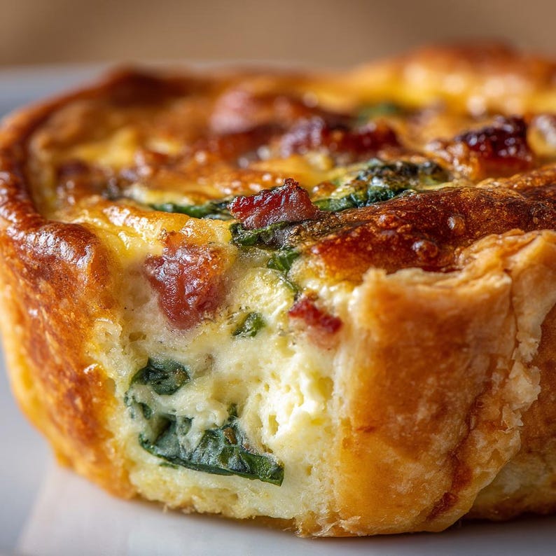 Mini Quiches Recipe: Printable Breakfast & Brunch Idea (digital ...