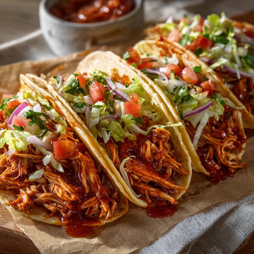 Instant Pot Chicken Tacos Recipe: One-pot Mexican Dinner (PDF ...
