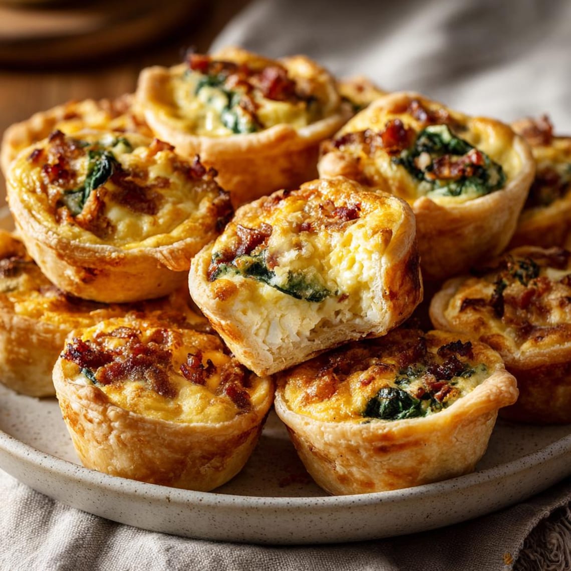 Mini Quiches Recipe: Printable Breakfast & Brunch Idea (digital ...