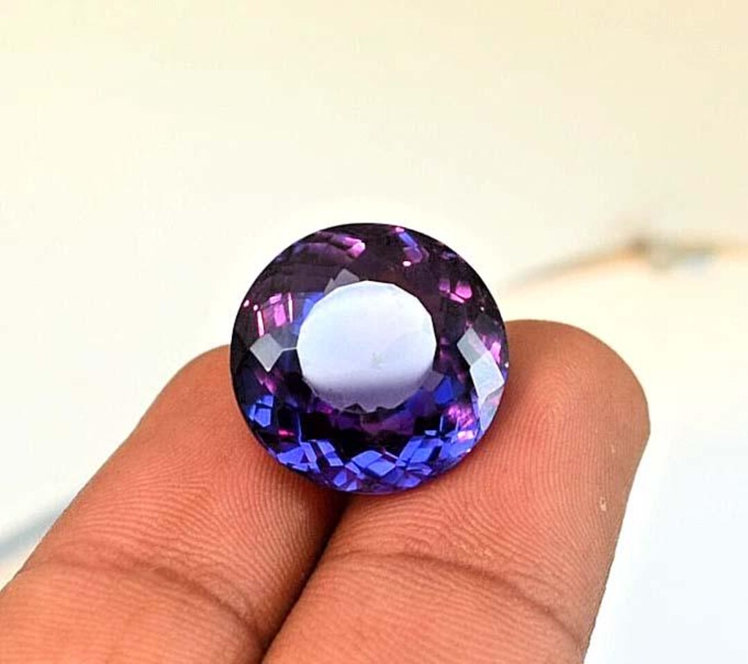 Color Changing Alexandrite Gemstone: Round Cut Loose Stone, Brazil - Etsy