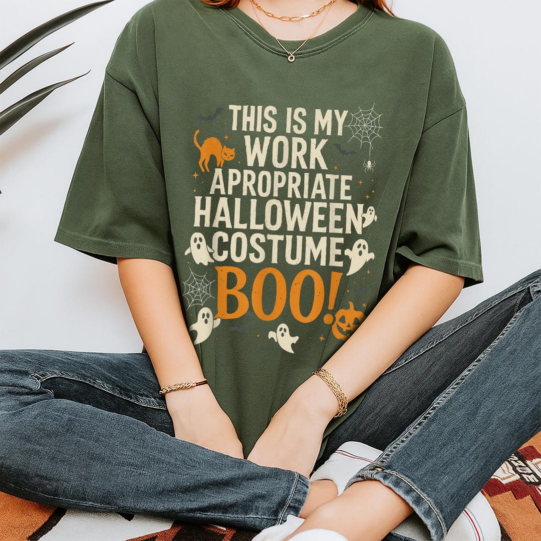Work Appropriate Halloween T-shirt: Office Costume Graphic Tee - Etsy