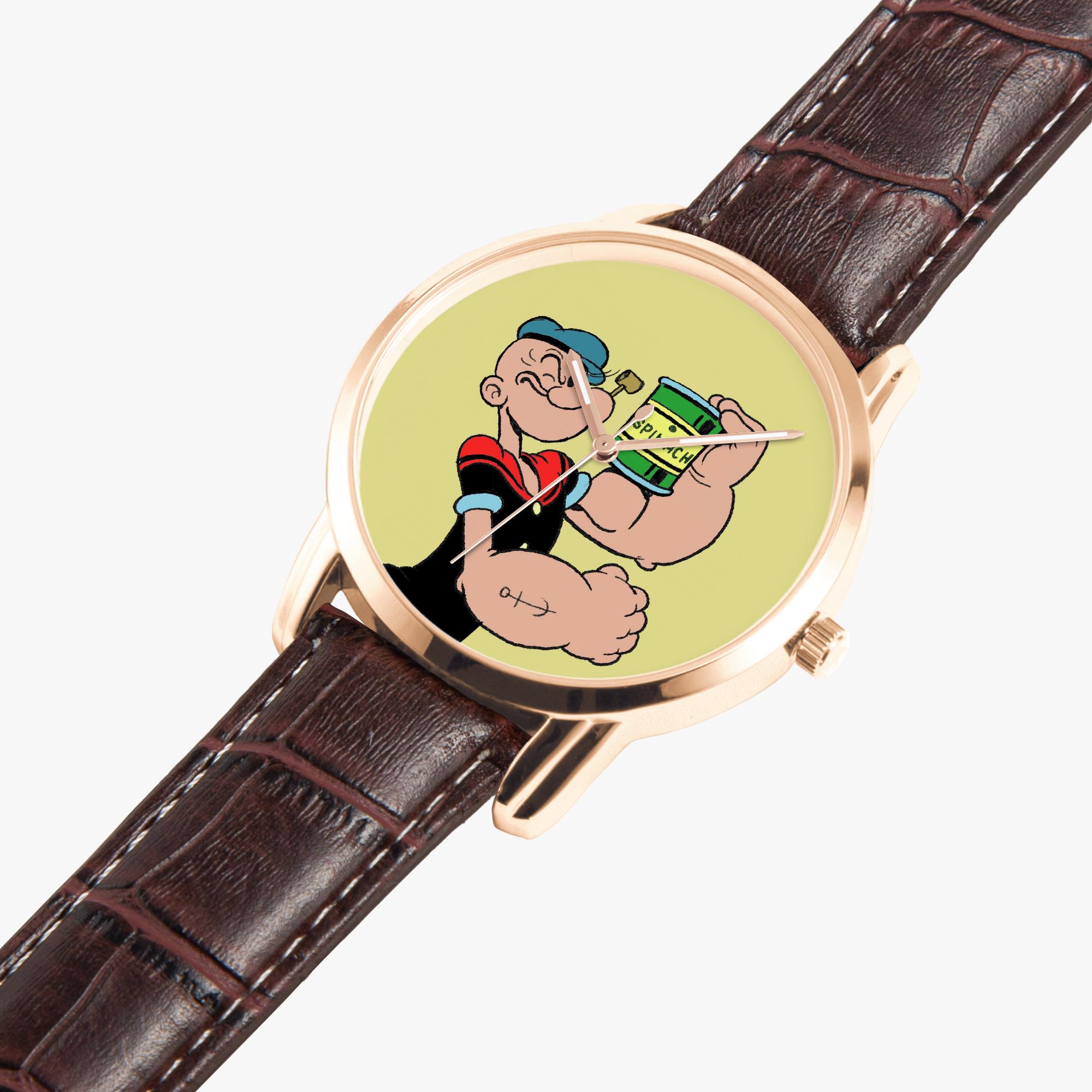 Popeye the Sailor Man Wide Type Quartz Watch, Art Watch, Couple Watch ...