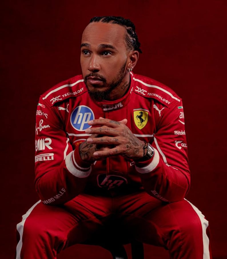 2025 F1 Ferrari Racing Suit – F1 Lewis Hamilton & Charles Leclerc ...