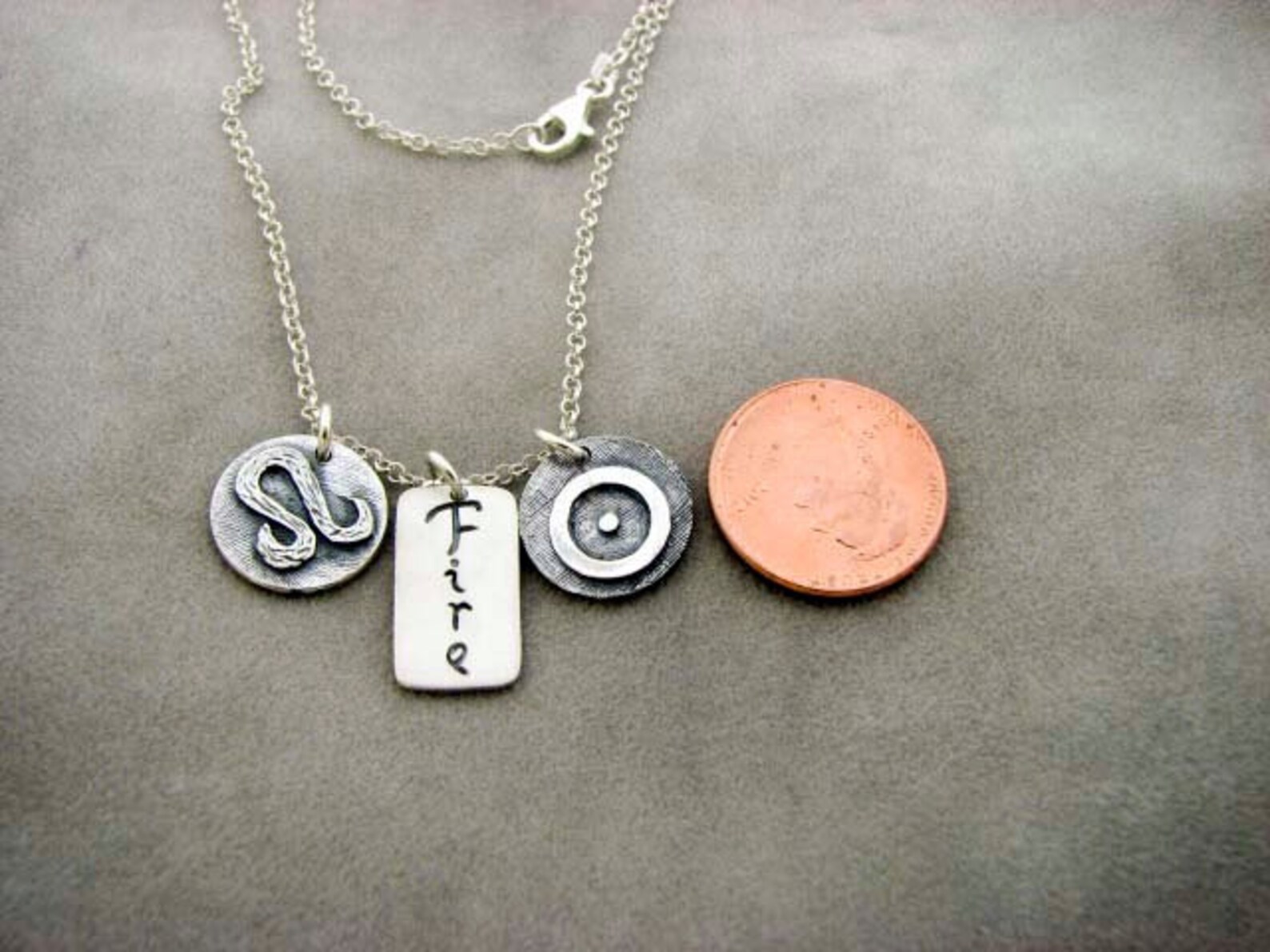 LEO Sign With Element FIRE and Ruling Planet SUN. Silver Necklace - Etsy