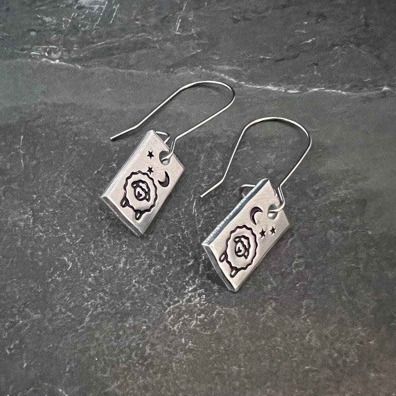 Stamped Earrings - Etsy