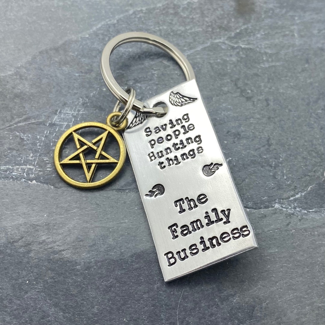 Supernatural Inspired Keychain - Etsy
