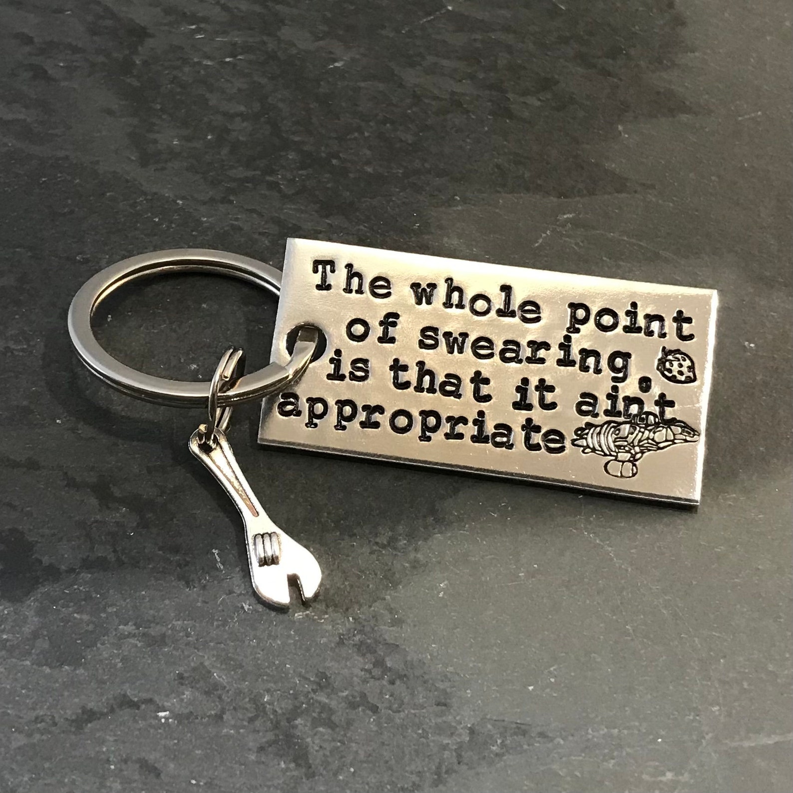 Hand Stamped Kaylee and Firefly Inspired Keychain With Choice - Etsy