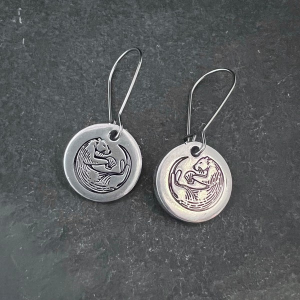 Stamped Earrings - Etsy