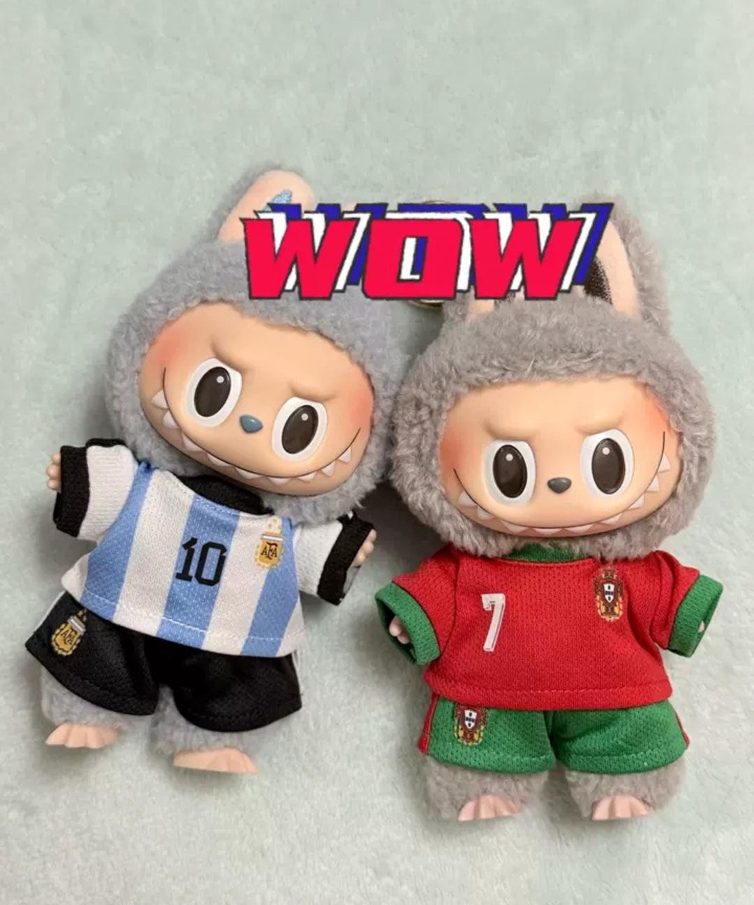 Football Jersey for Labubu Doll Clothes for Doll Soccer Sports Wear ...