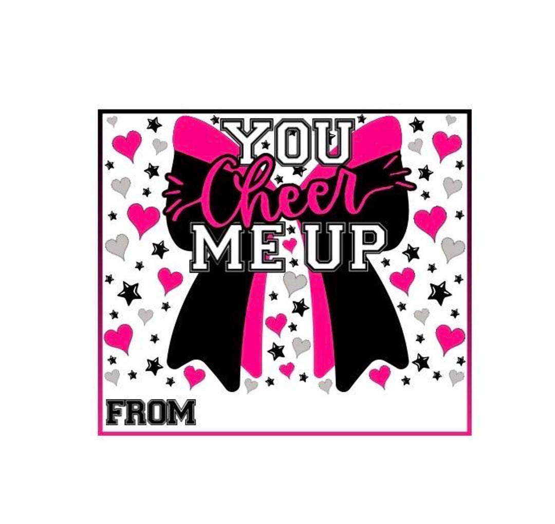 Print and Cut Cheerleading-themed Valentine Cards-instant Download - Etsy