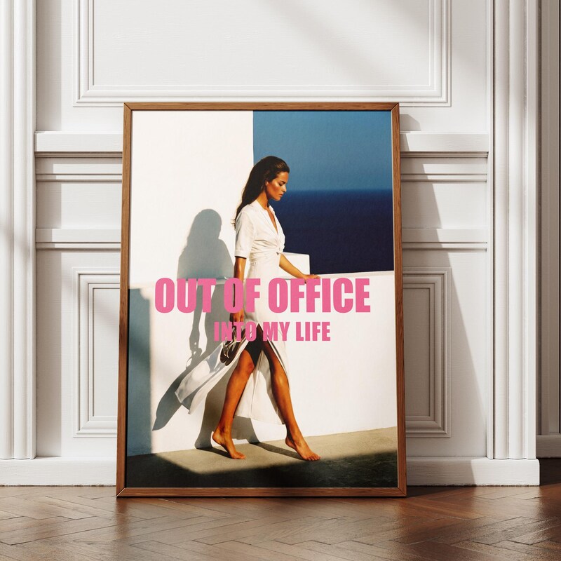 Poster Motivation Vacation - Etsy