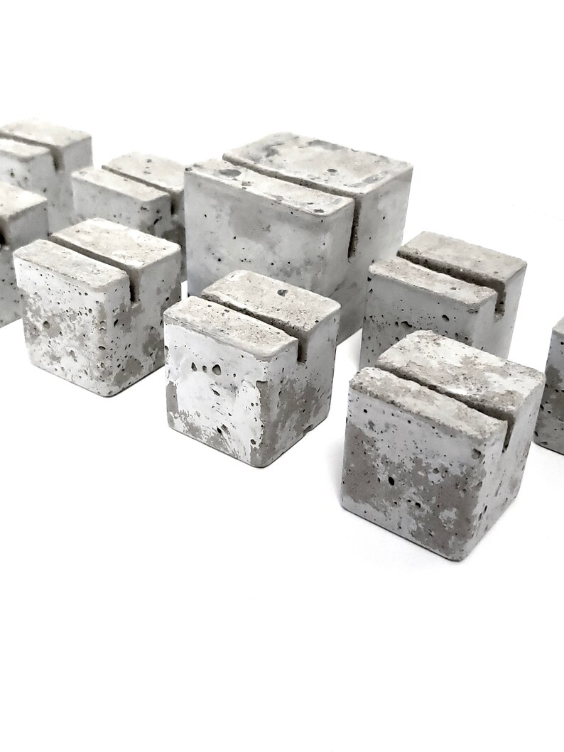 Photo Stand. Slim and Small Concrete Block for Pictures. One - Etsy