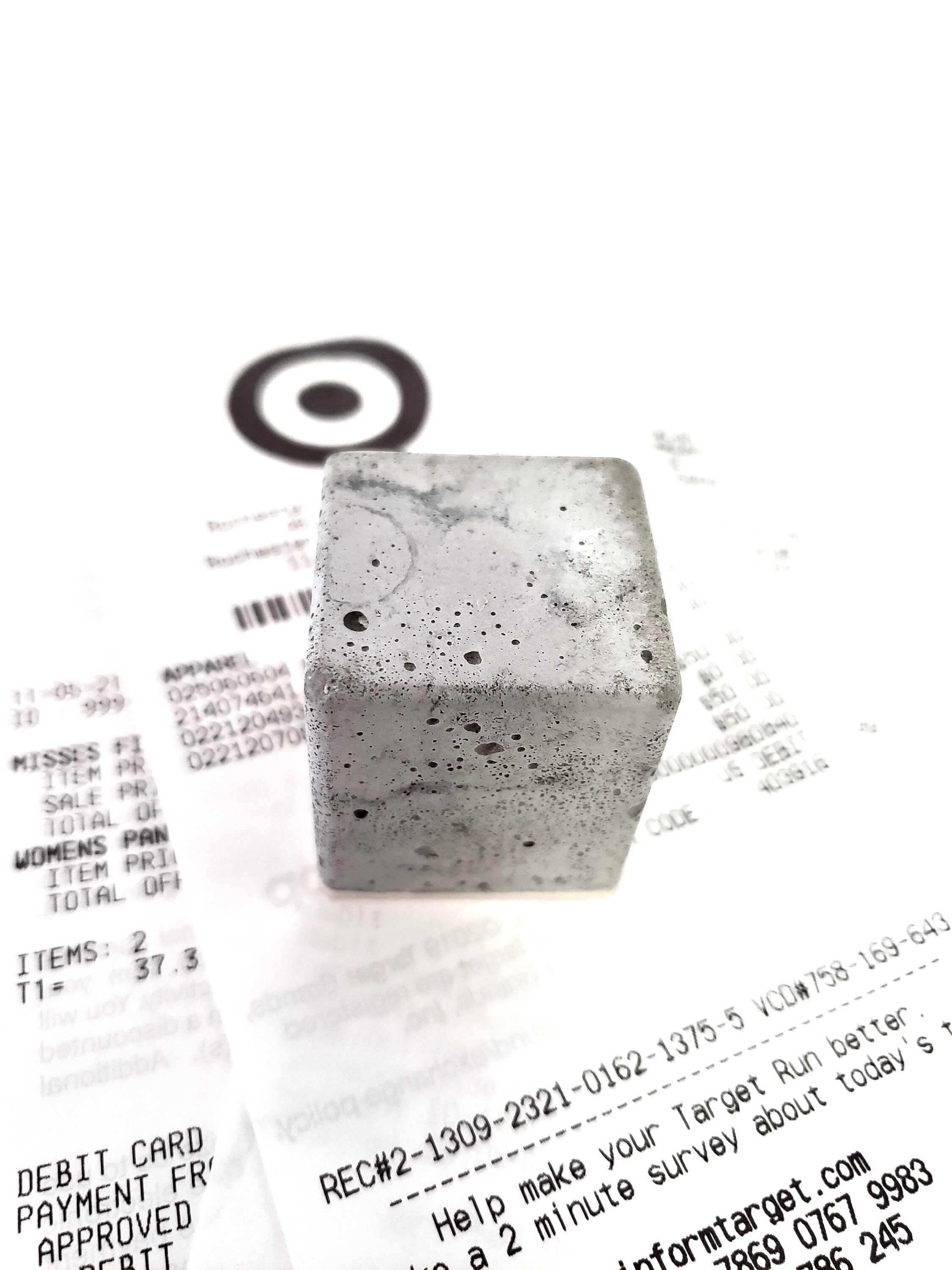 The Short Weight. Concrete Paperweight With Maple Wood. - Etsy