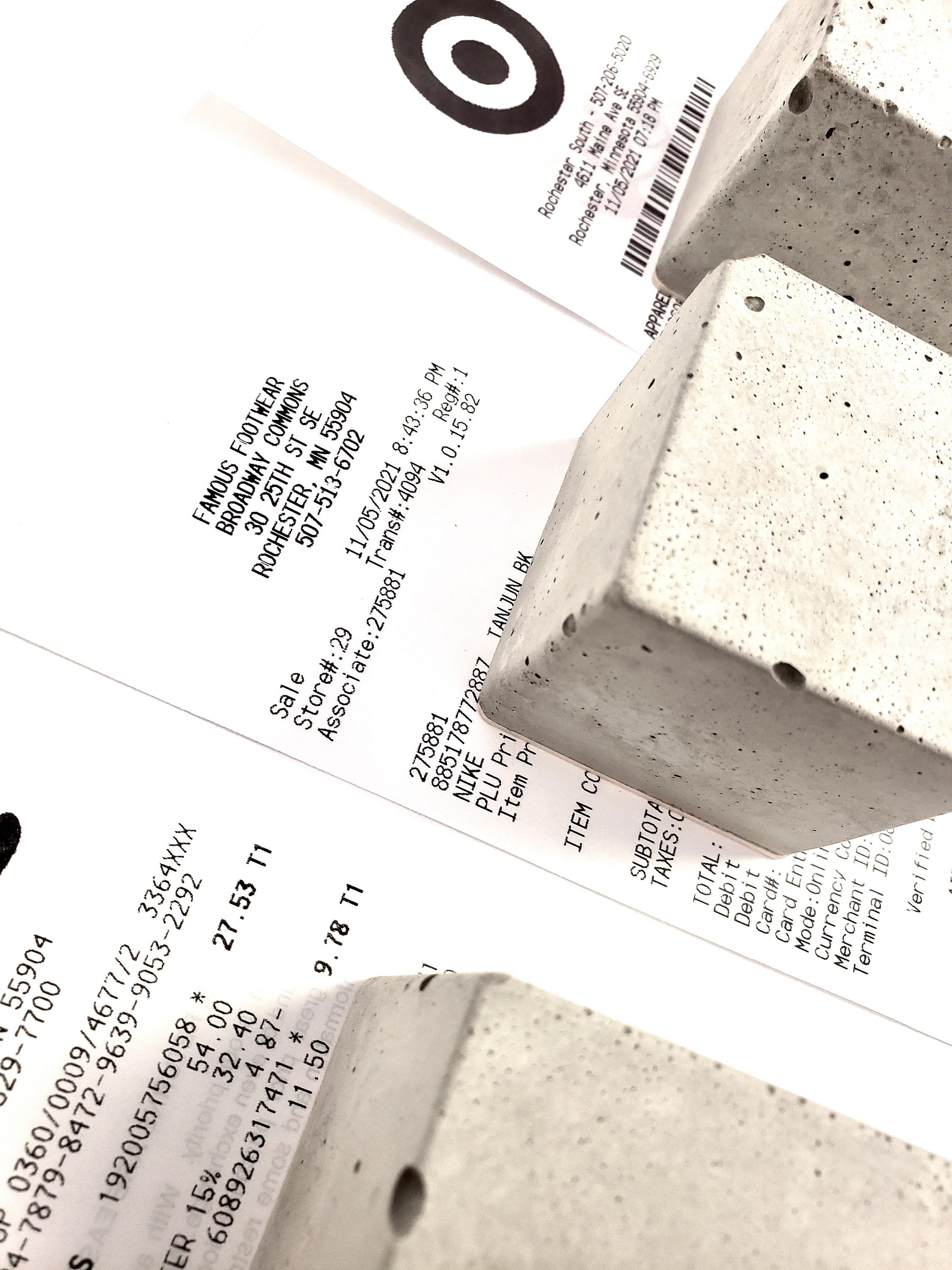 The Big Weight. Concrete Paperweight With Maple Wood. Desktop - Etsy