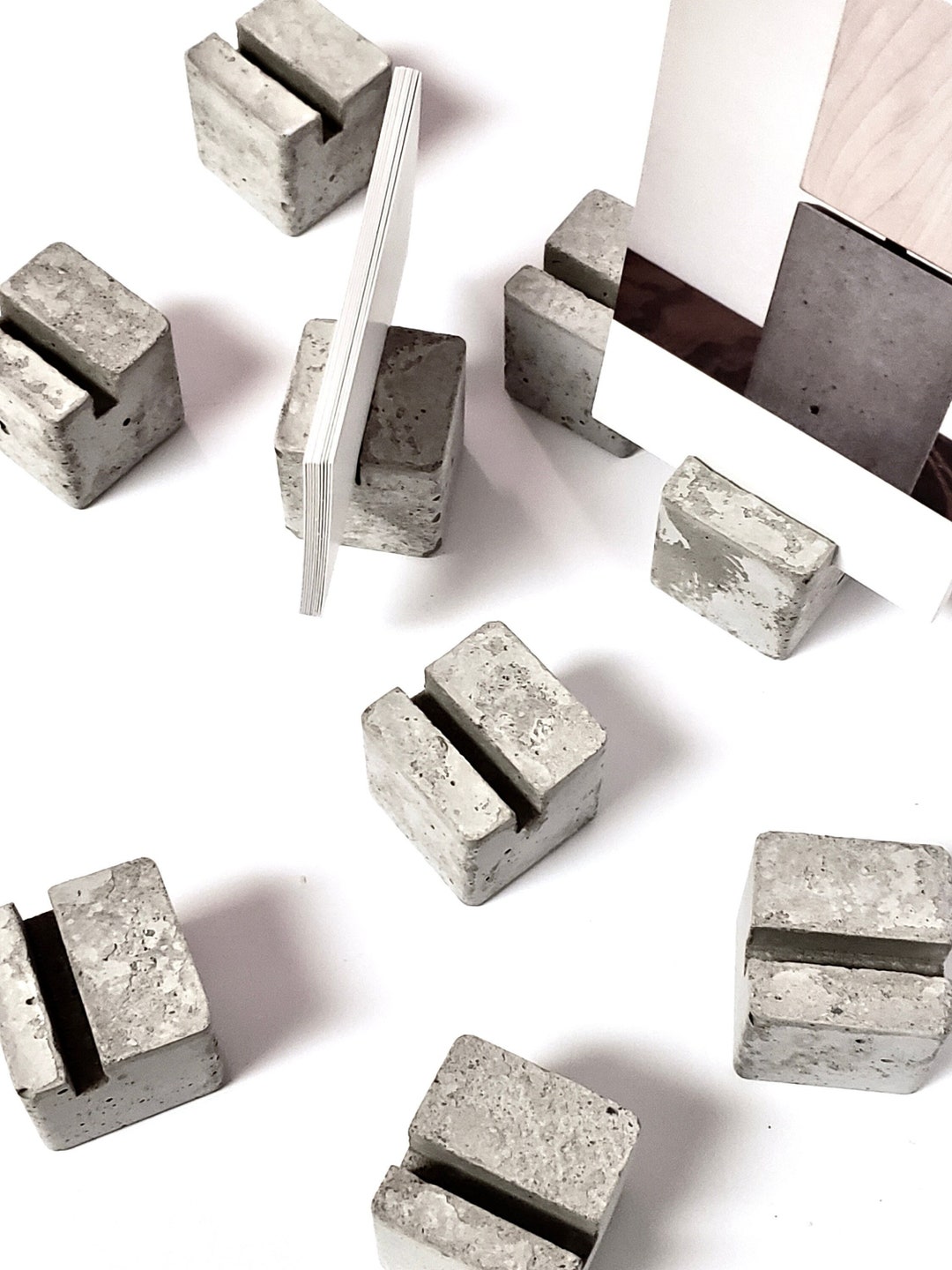 Concrete Blocks. Set of 10 of the Original Business Card Stand ...