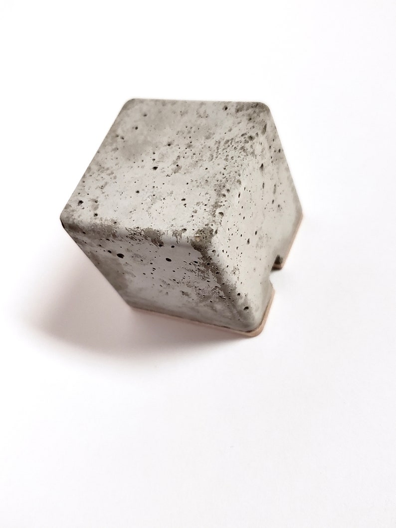 Cable Holder. the Short Stop. Concrete Block With Maple Wood - Etsy