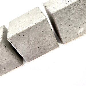 The Big Weight. Concrete Paperweight With Maple Wood. Set of 3. Desktop ...