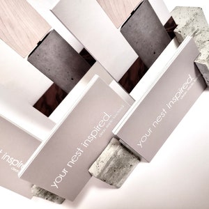 Concrete Block. the Original Business Card Stand. One Picture Display ...