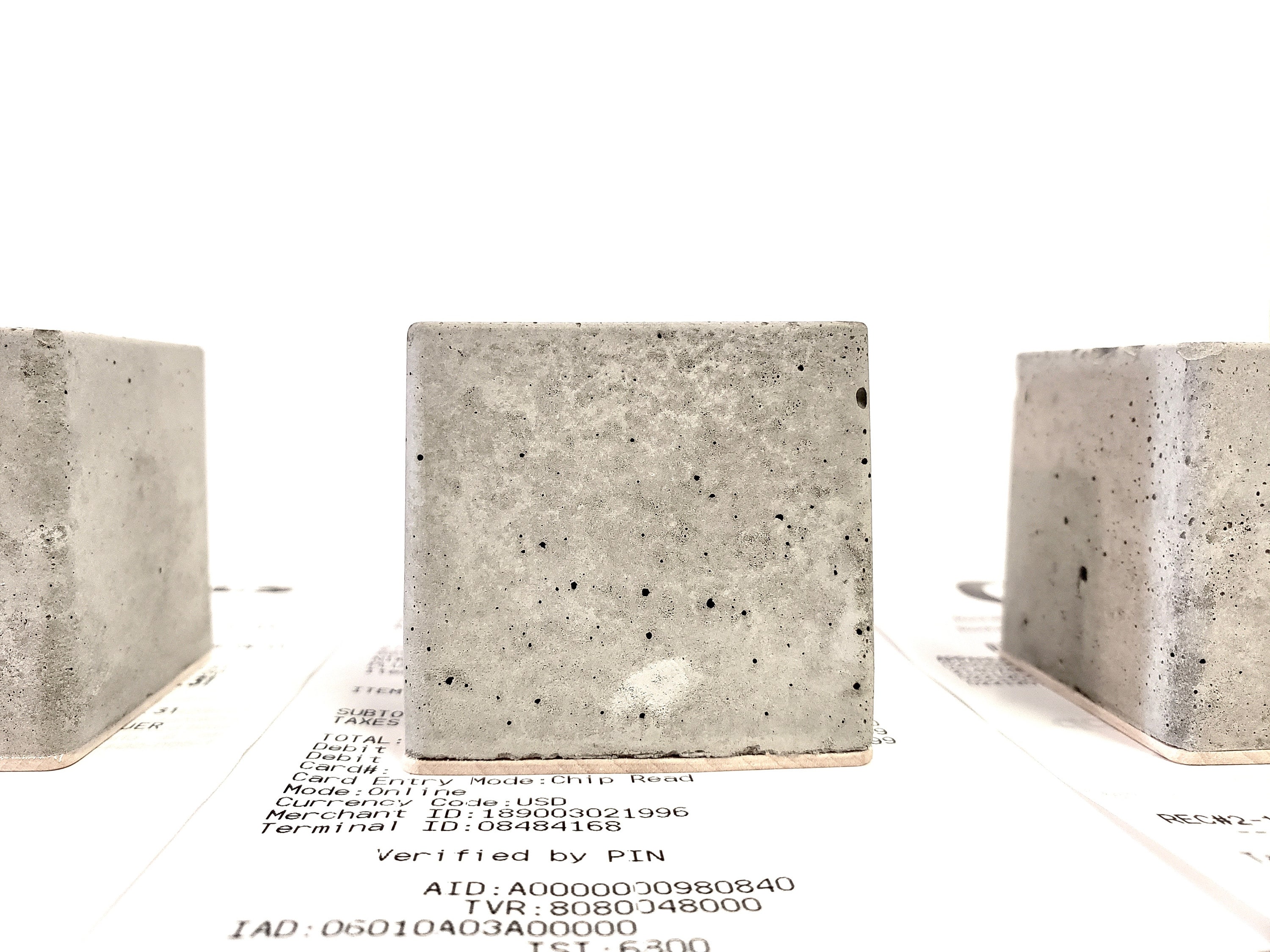 The Big Weight. Concrete Paperweight With Maple Wood. Desktop - Etsy