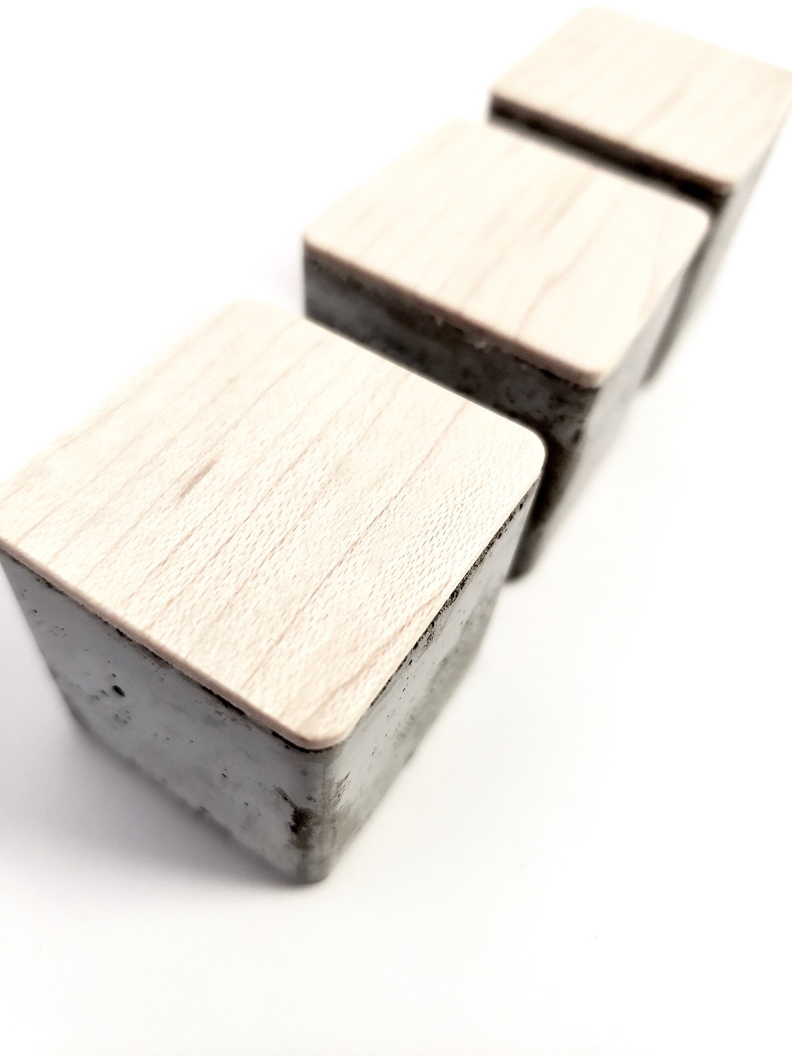 The Short Weight. Concrete Paperweight With Maple Wood. - Etsy