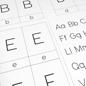 A to Z. Alphabet 3 Part Card for Montessori Education. - Etsy