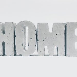 Custom Concrete Letters. Spell Your Name, Business, or Favorite Quote ...