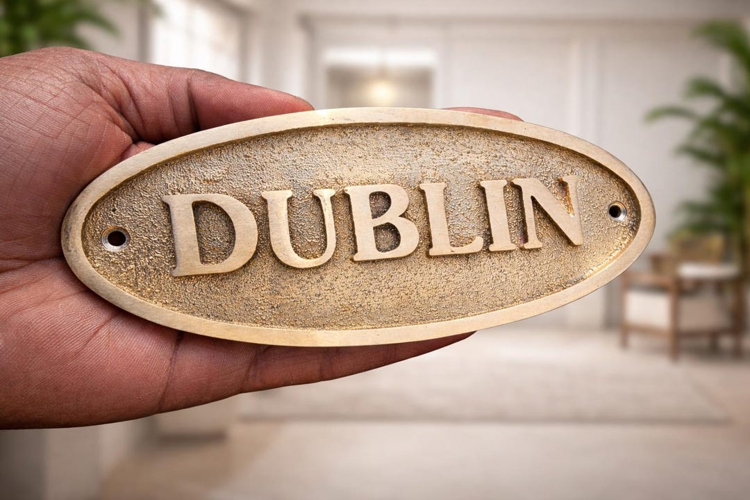 Custom Brass Sign. Bronze Sign.custom Cast Brass Plaque, Personalized ...