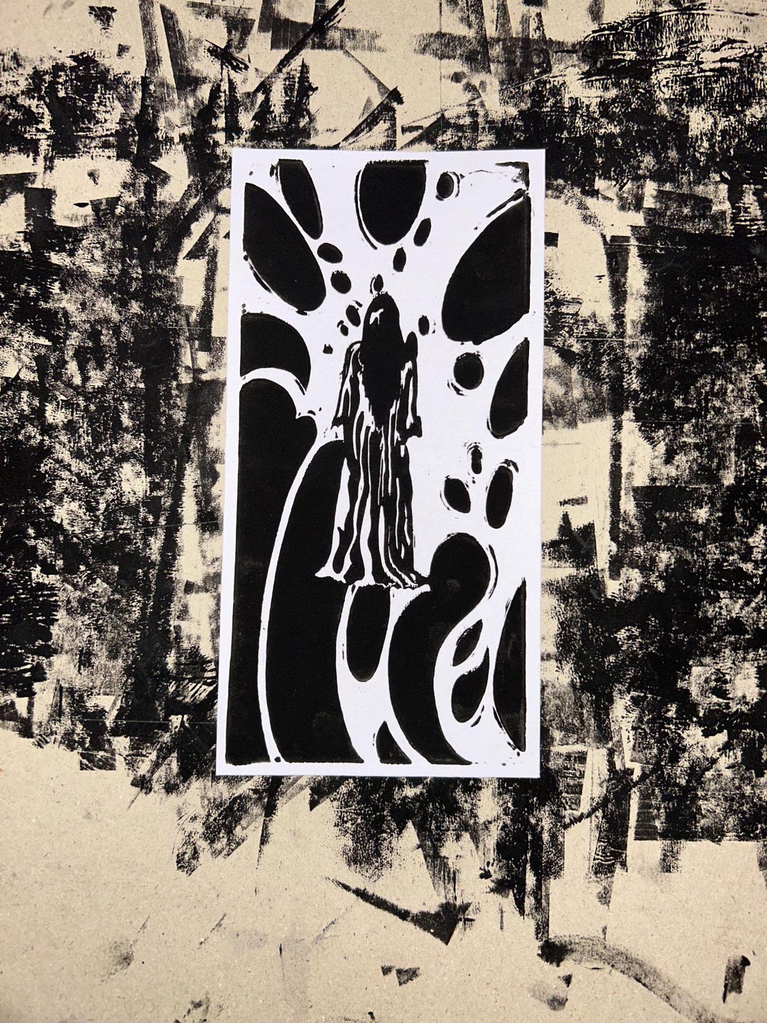 Jane Prentiss Squirm || Magnus Archives Linocuts|| TMA Fanart Gift ...