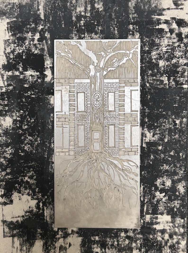 Magnus Archives Linocuts || Hill Top Road || Burned Out || TMA Fanart ...
