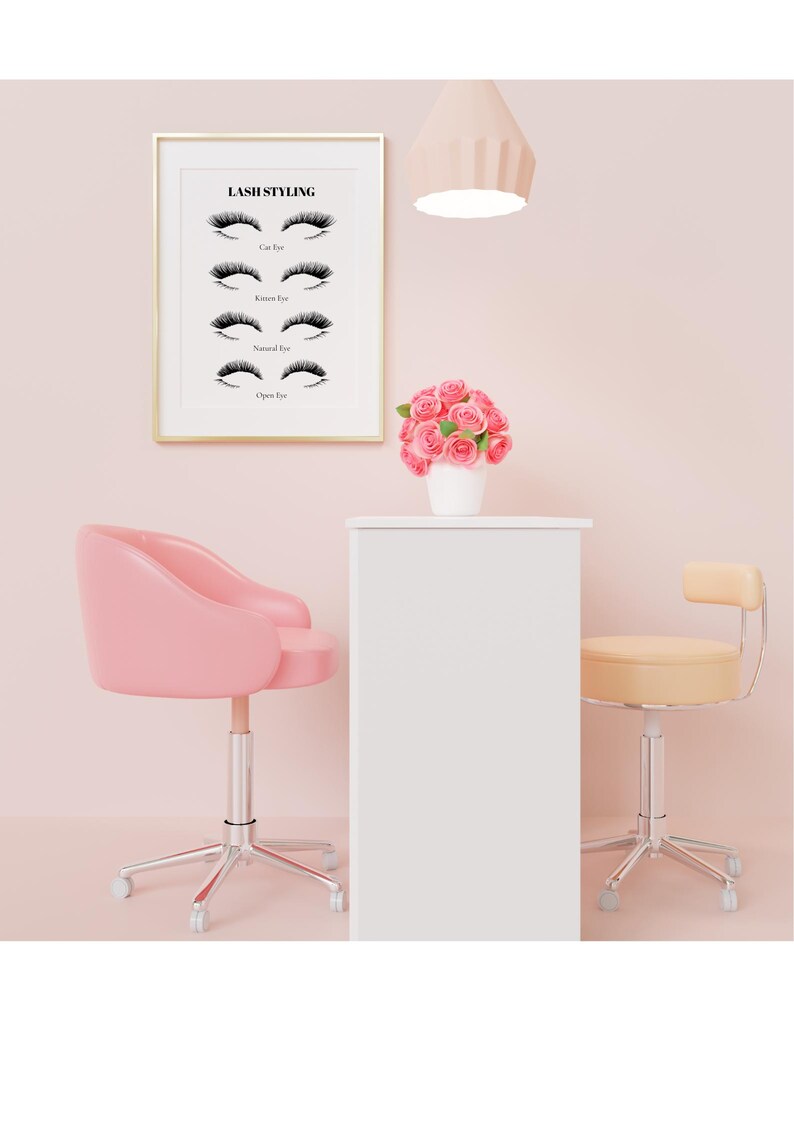 Lash Mapping Guide – Lash Styles Chart | Digital Art for Lash Techs - Etsy