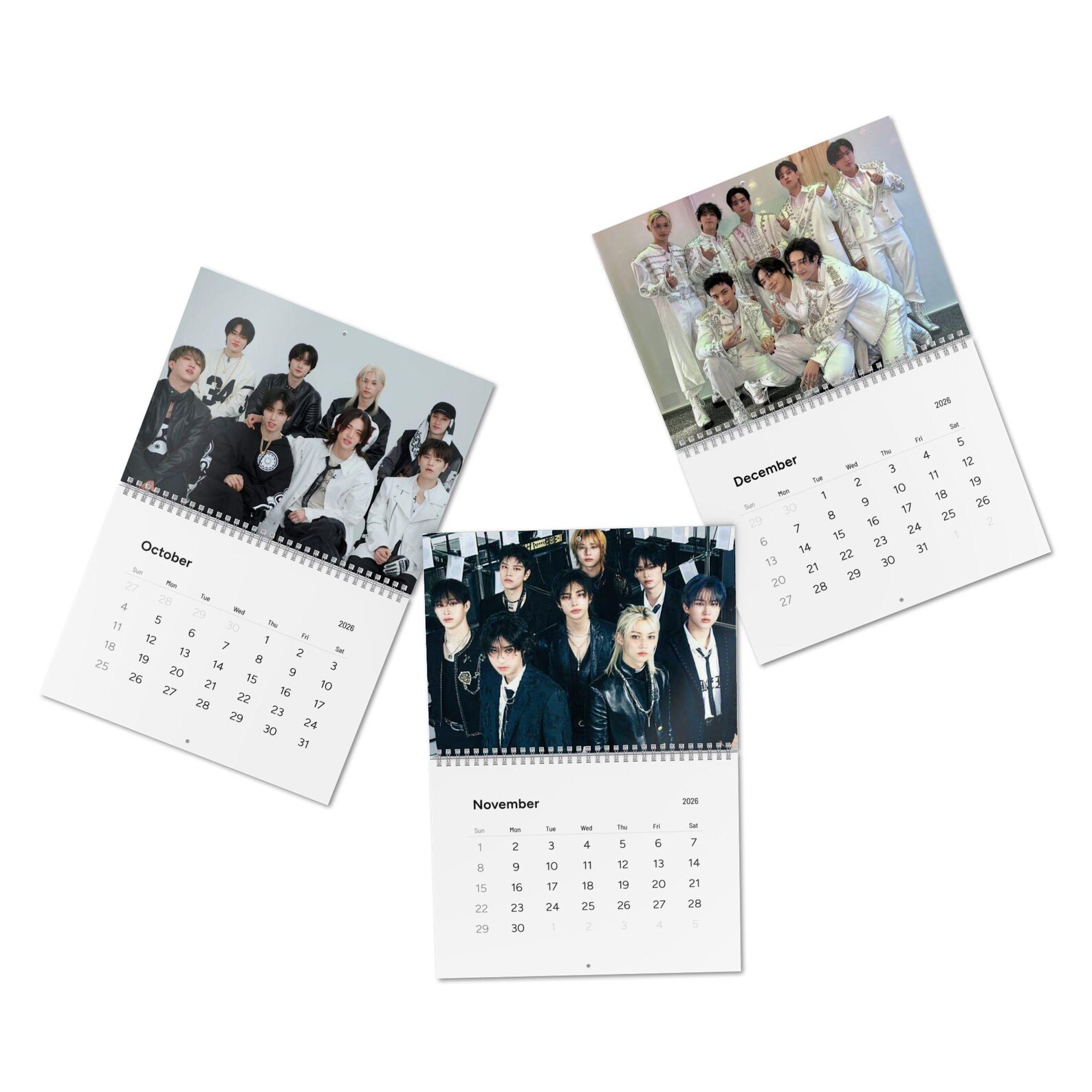 Stray Kids 2026 Wall Calendar | Kpop SKZ 12-month Calendar - Etsy