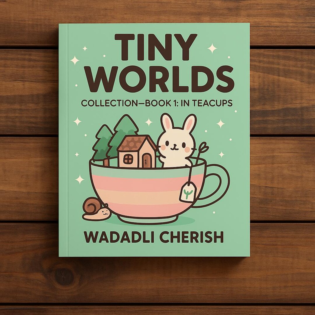Kawaii Coloring Book: Tiny Worlds in Teacups (PDF Download) - Etsy