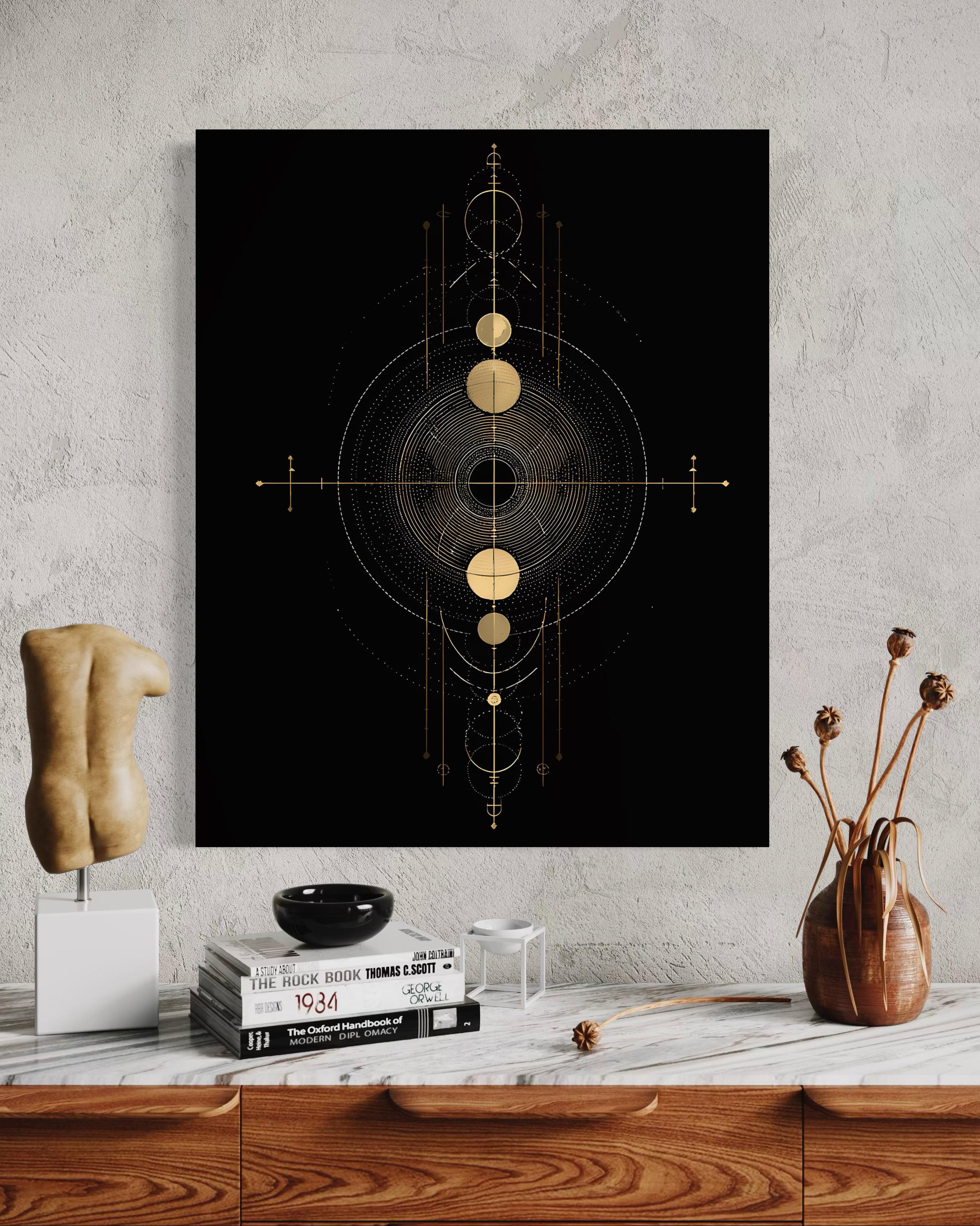 Harmonic Center – Symmetrical Mandala-inspired Printable Art - Etsy