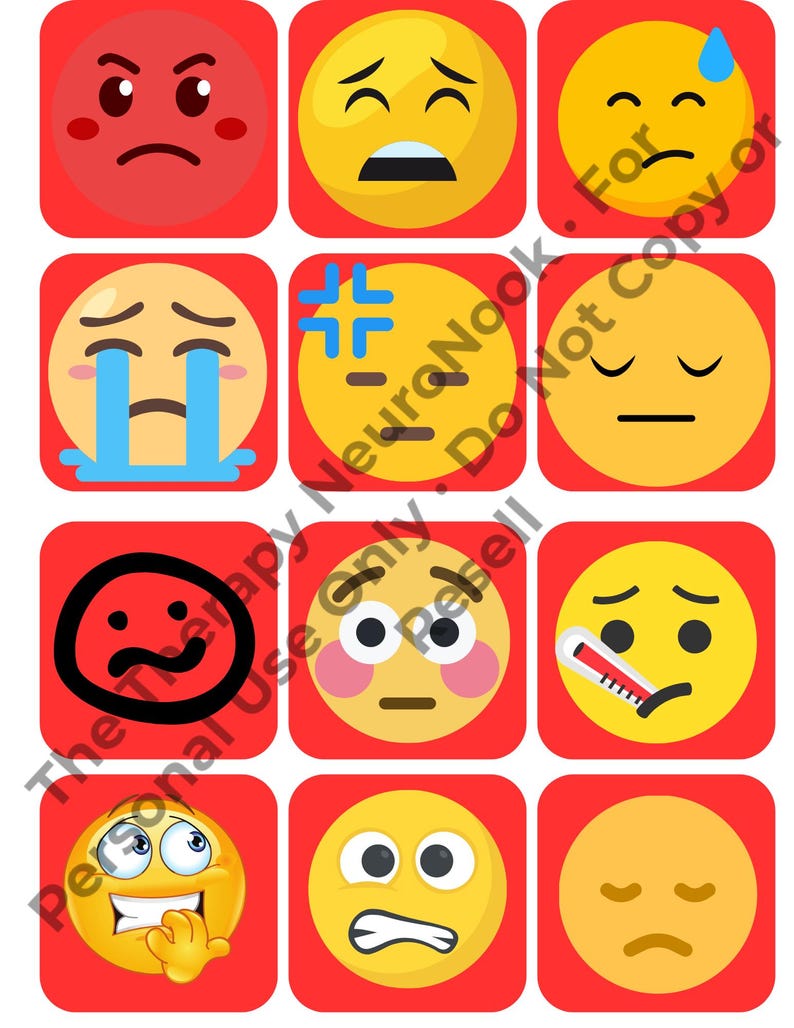My Coping Chart – Printable Visual Emotional Regulation Tool for Kids ...