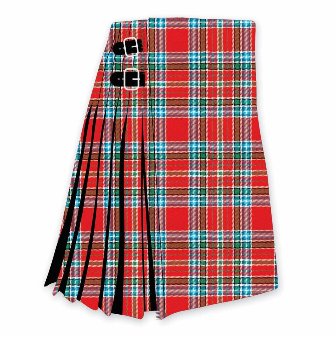 Macbean Ancient Tartan Kilt- Handmade Scottish Tartan Kilts - 8 Yards ...
