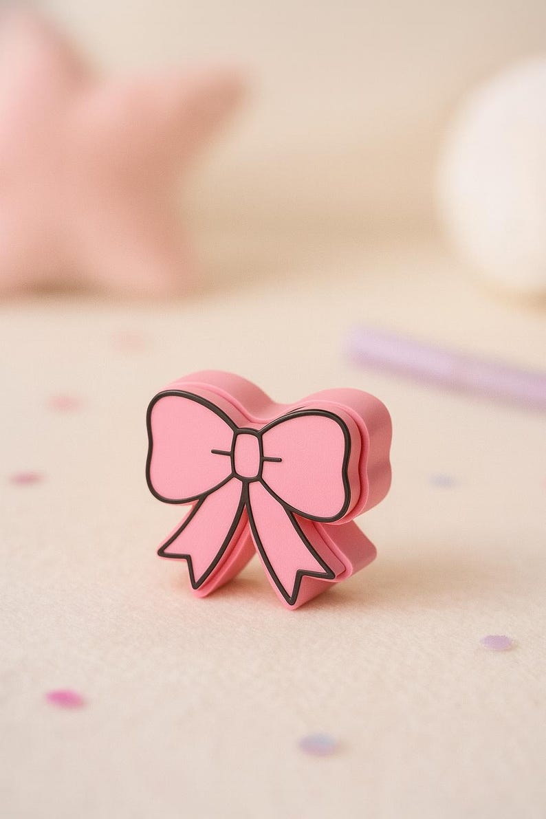 Bow Fidget Clicker STL File – 3D Print Bow Clicker, Stress Relief Toy ...