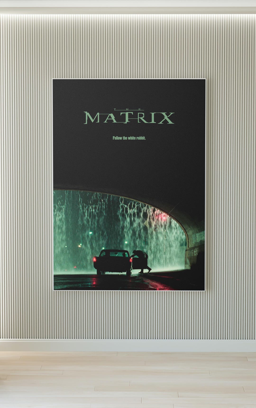 The Matrix Quote Poster | Follow the White Rabbit | Sci-fi Wall Art ...