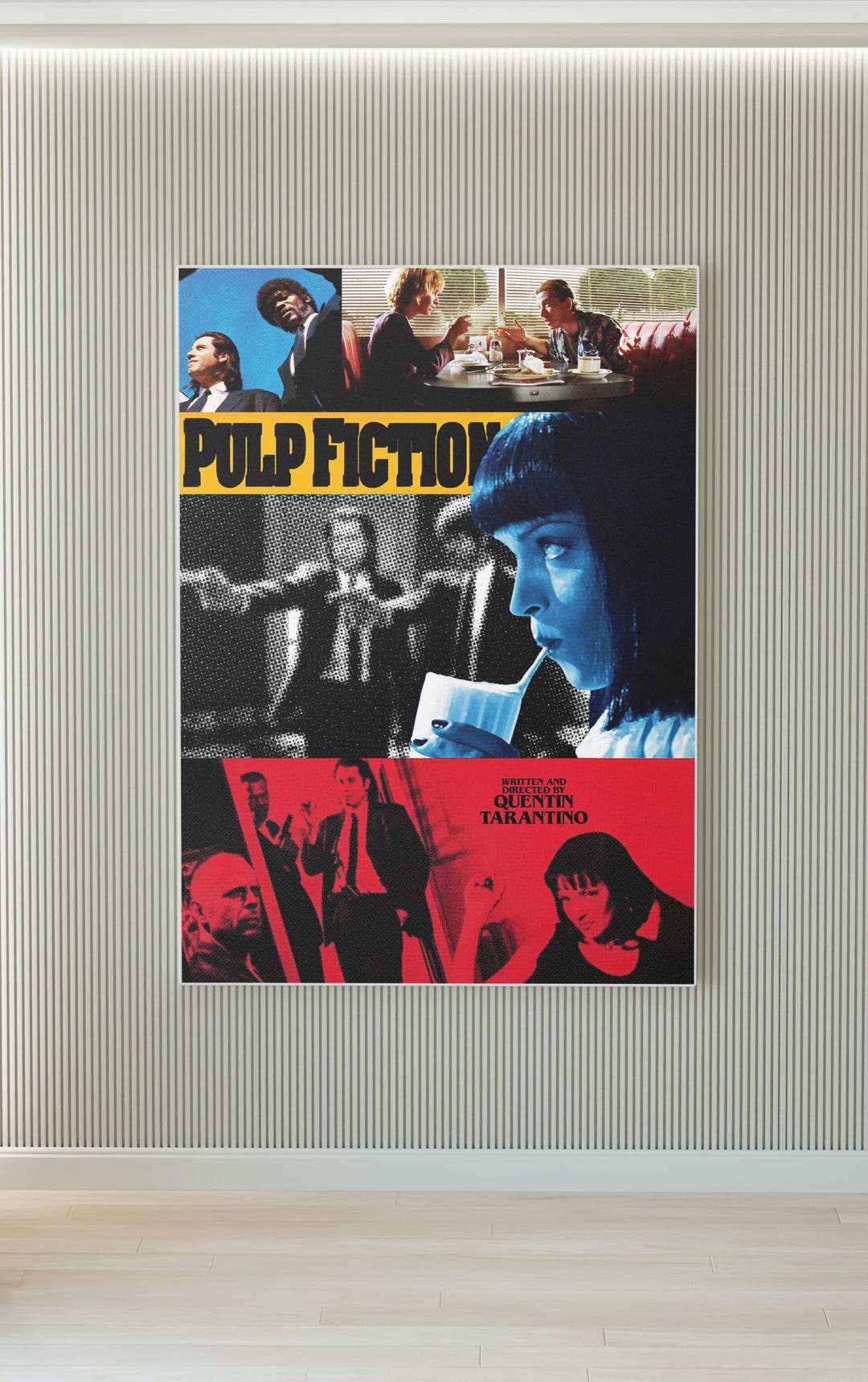 Pulp Fiction Alternative Poster | Tarantino Cult Film Collage | Modern ...