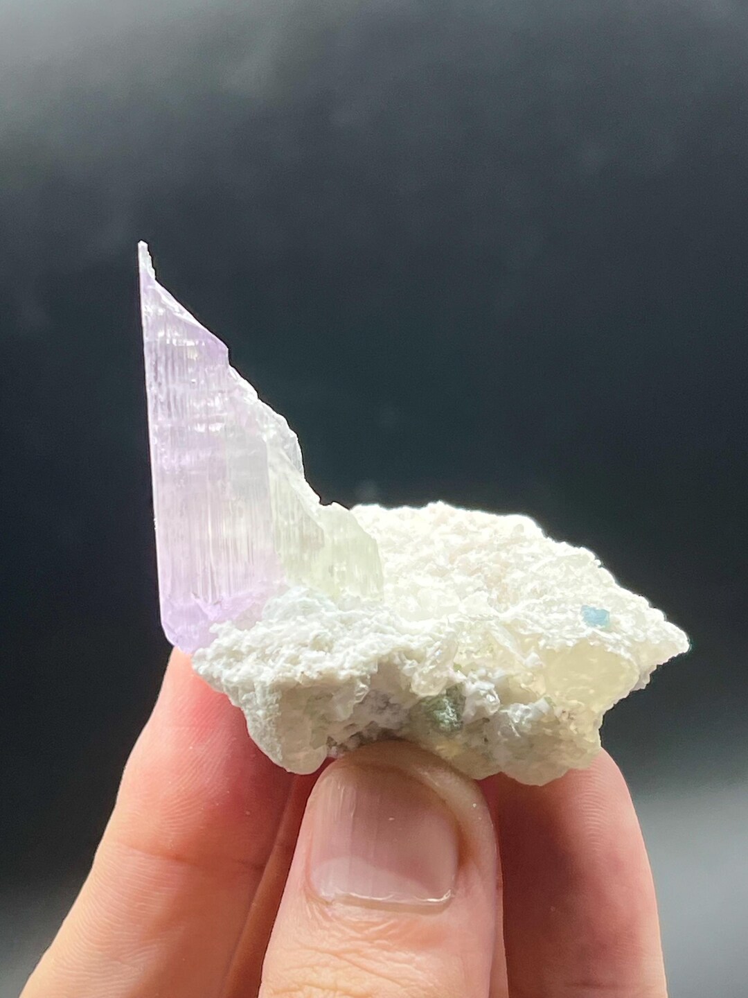 Kunzite & Feldspar Specimen: Natural Afghanistan Crystal, 45 Gram - Etsy
