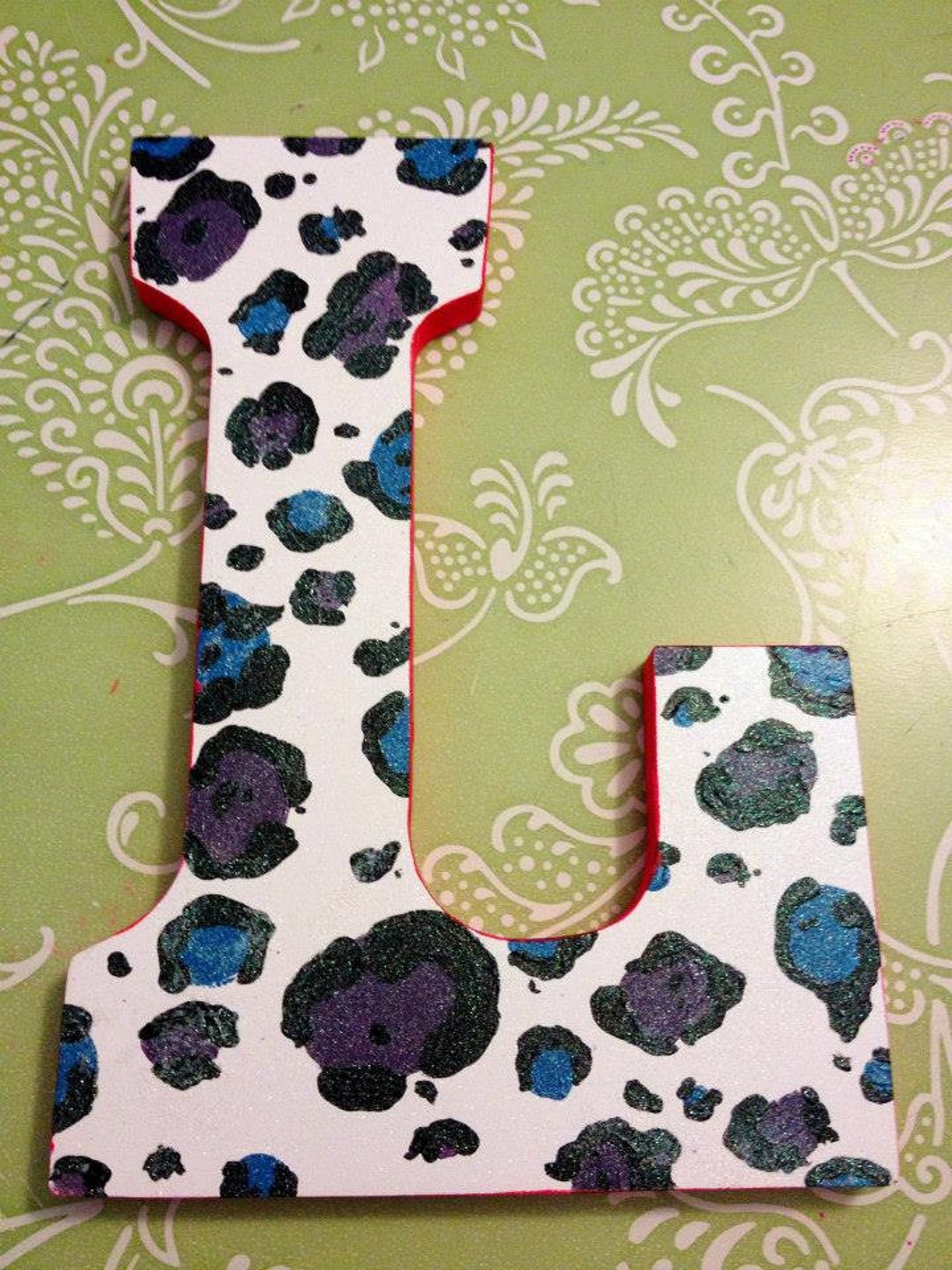 Leopard Print Letters - Etsy