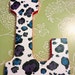 Leopard Print Letters - Etsy