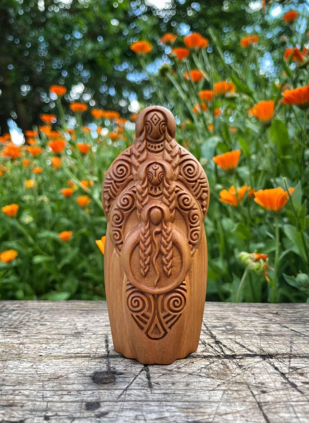 Altar Wooden Goddess Pear Tree for Woman Lineage Practises and Rite of ...