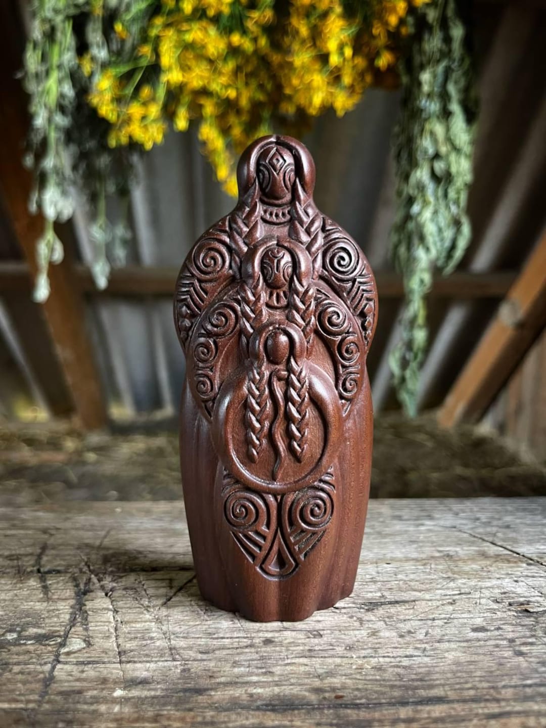 Altar Wooden Goddess Pear Tree for Woman Lineage Practises and Rite of ...