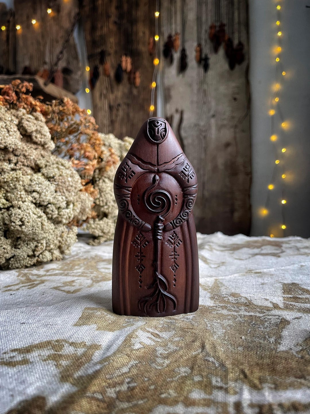 Grand Ba the Crone the Living Ancestor Wooden Altar Statue - Etsy